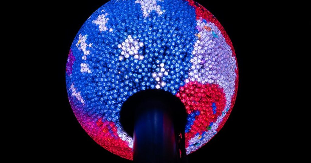 Times Square will kick off 2026 with a patriotic crystal ball #Times # ...